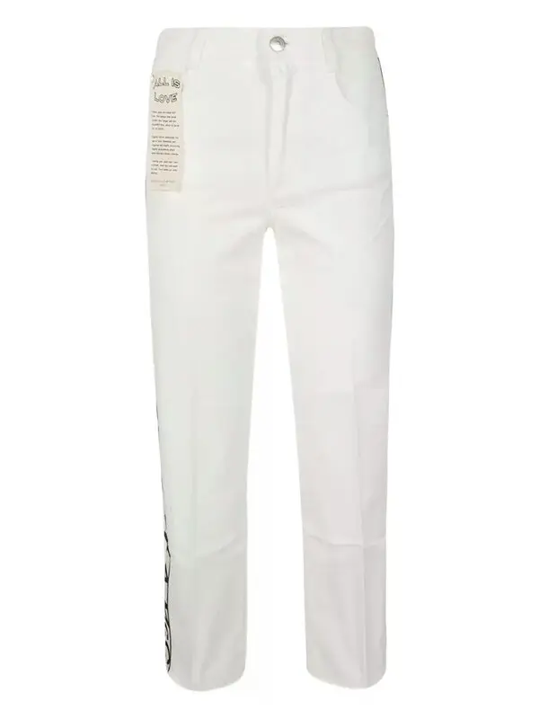Stella McCartney Cropped Jeans - White