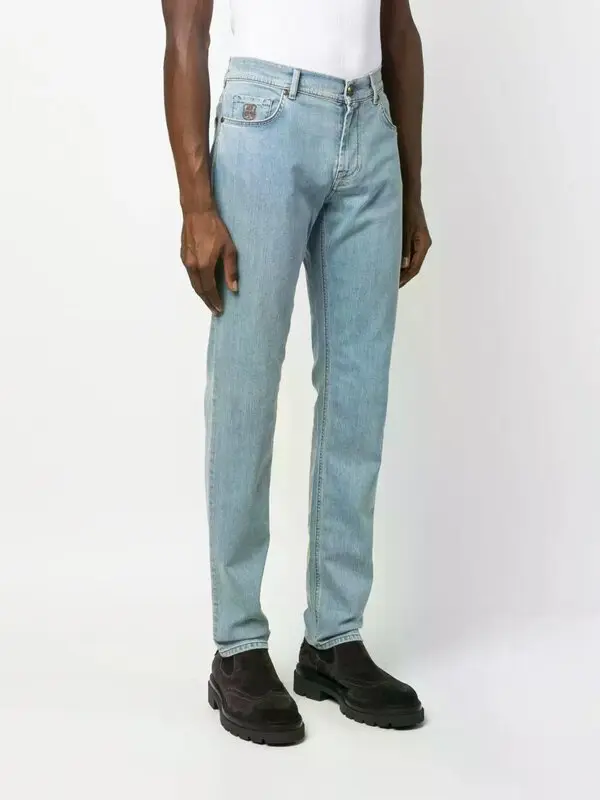 Corneliani Mid-rise Straight-leg Jeans
