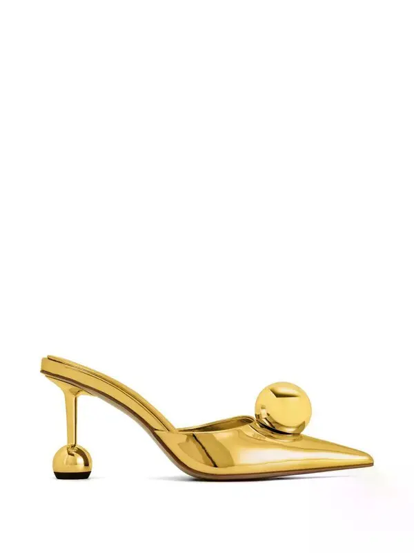 Jw Pei Sofia Heeled Mules - Gold