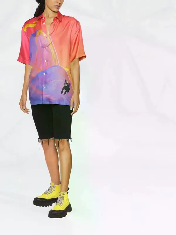 Stella McCartney Graphic Print Short-sleeve Shirt - Pink