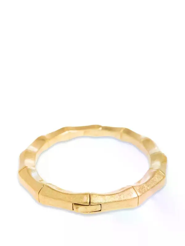 ALLSAINTS Bamboo-effect Engraved-logo Bracelet
