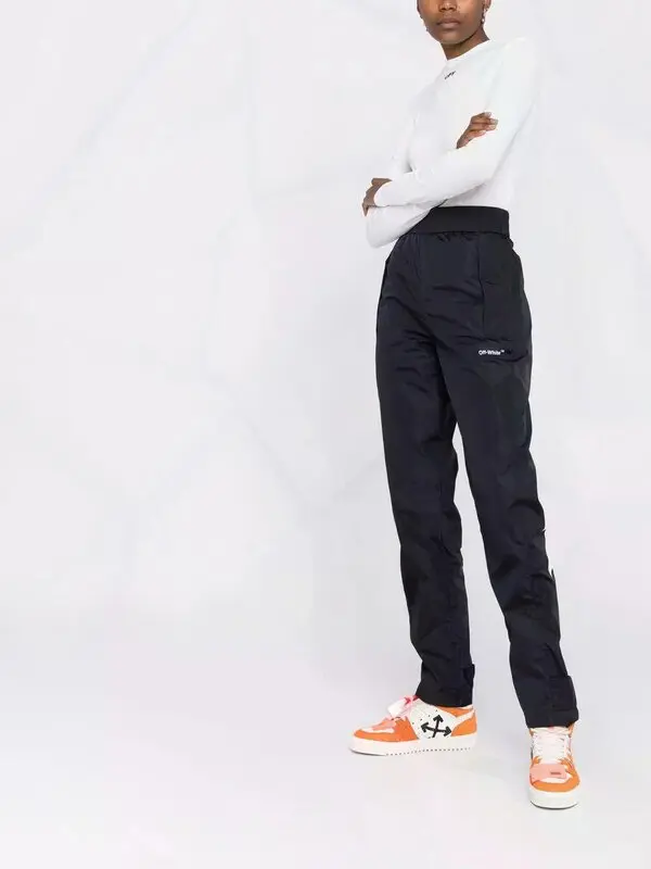 Off-White High-waisted Diag Track Pants
