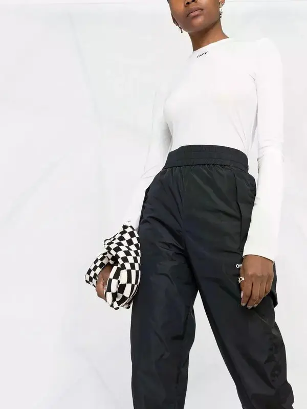 Off-White High-waisted Diag Track Pants