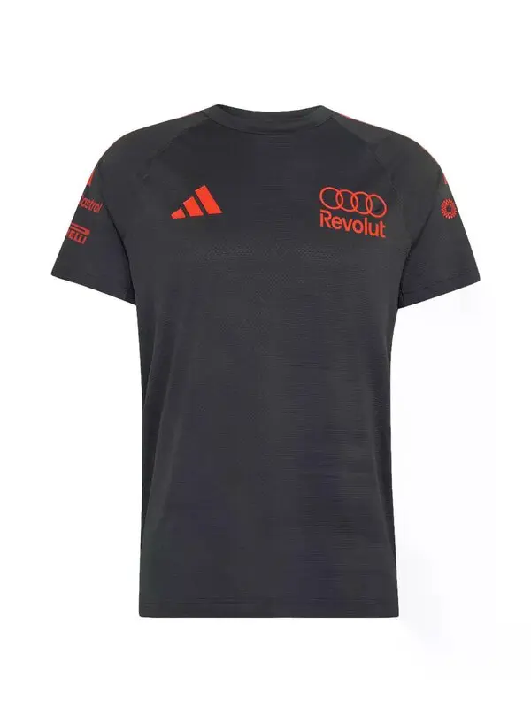 Adidas X Audi X Revolut F1 Team Mechanics Logo-print T-shirt - Black