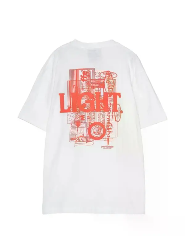 YOSHIOKUBO Graphic Print Cotton T-shirt