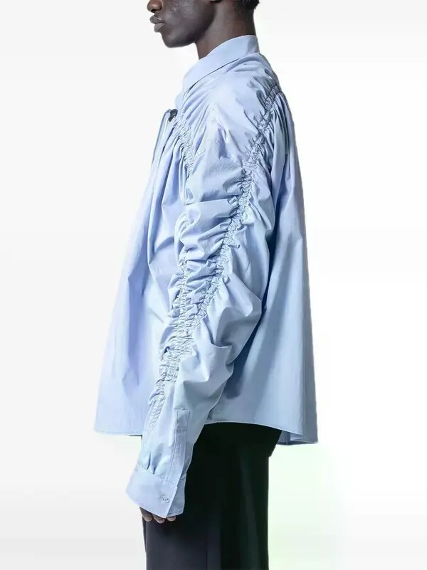 YOSHIOKUBO Ruched Drawstring Shirt