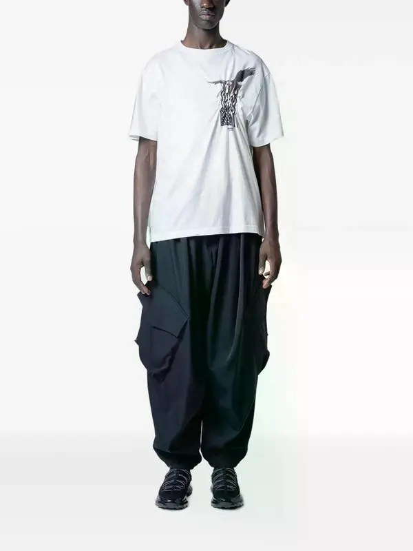 YOSHIOKUBO Pleated Cargo Pants - Black