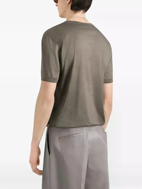 Dolce & Gabbana Silk Serafino T-shirt
