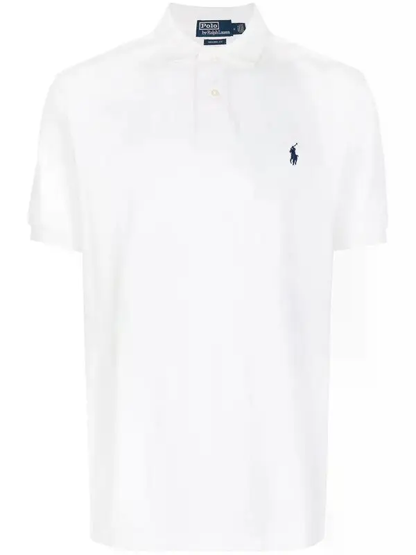 Polo Ralph Lauren Polo Pony-embroidered Cotton Polo Shirt - White