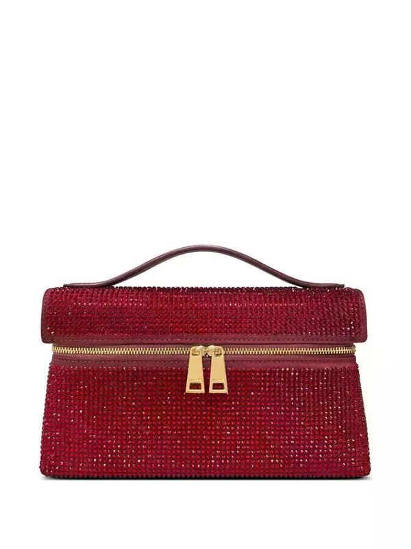 Jw Pei Thea Crystal-embellished Top-handle Tote Bag - Red