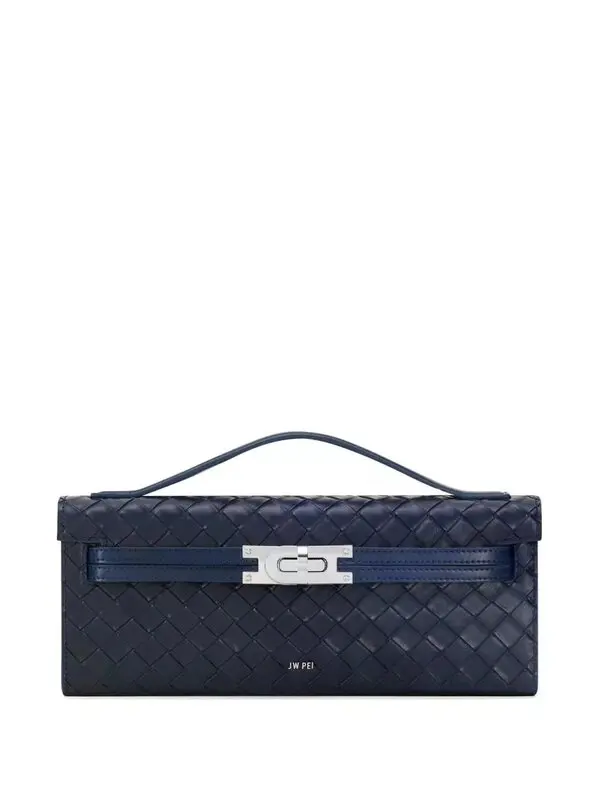Jw Pei Bria Interwoven Clutch Bag - Blue