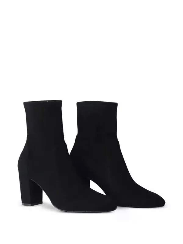 STUART WEITZMAN Yuliana Suede Ankle Boots - Black