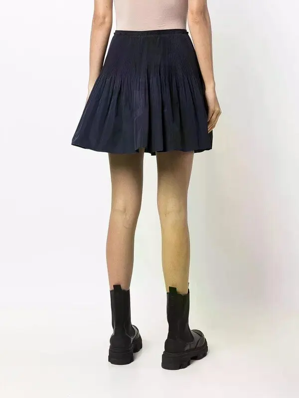Red Valentino Pleated A-line Skirt