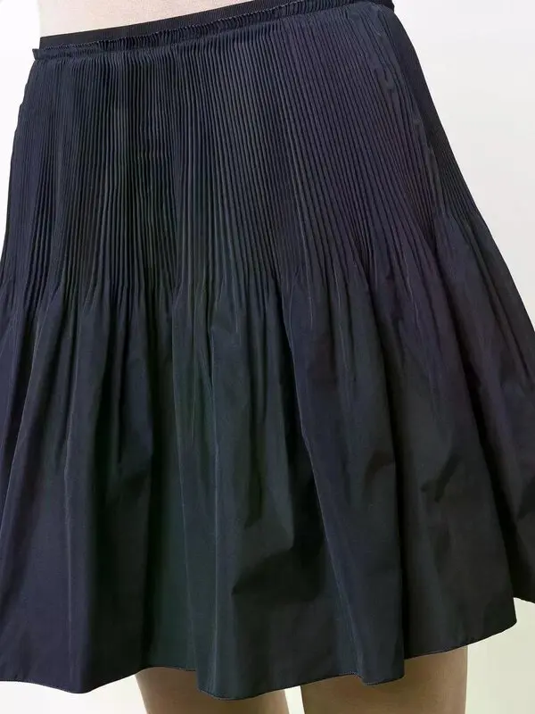 Red Valentino Pleated A-line Skirt