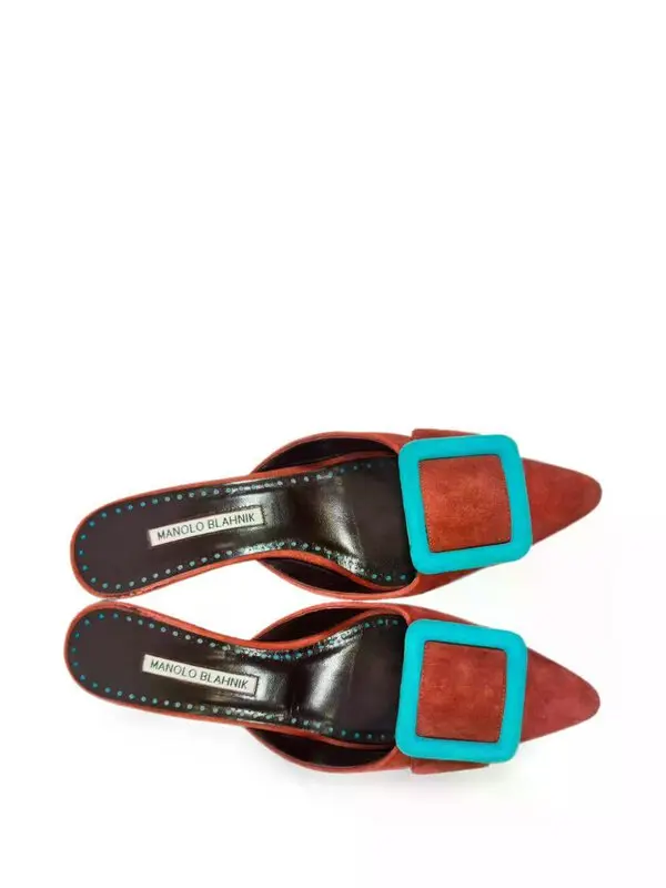 Manolo Blahnik 2020s Buckle Mules