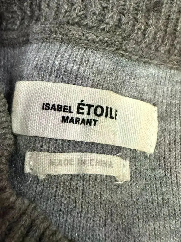 ISABEL MARANT VINTAGE Kelaya Puffed-sleeve Sweater