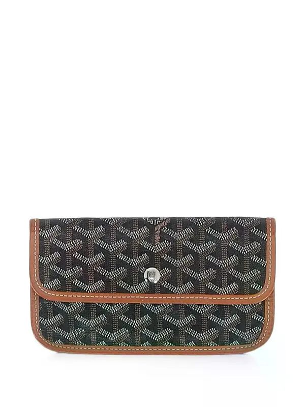 Goyard St. Louis Goyardine Clutch Bag - Black