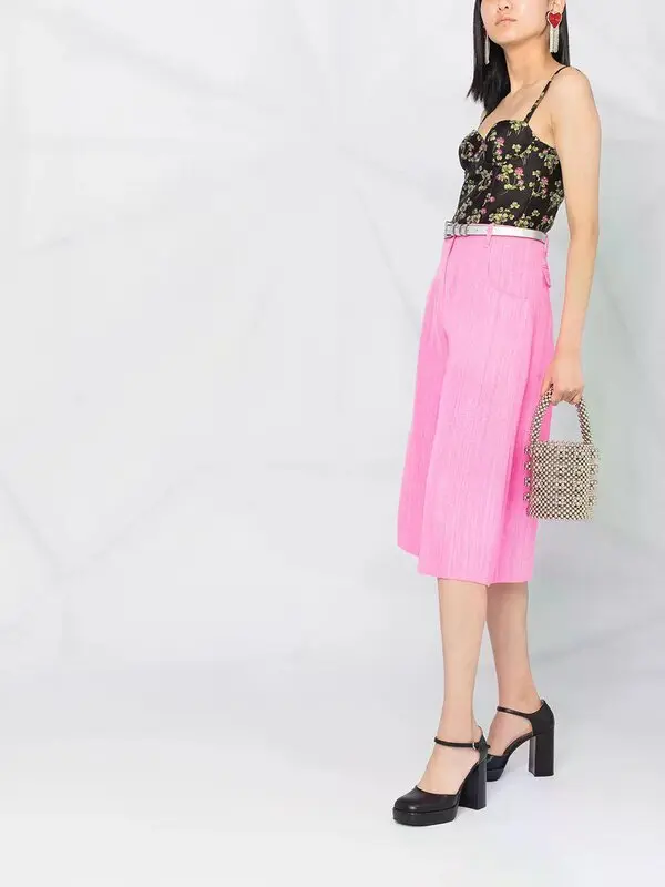Red Valentino Floral-print Boned Bodysuit
