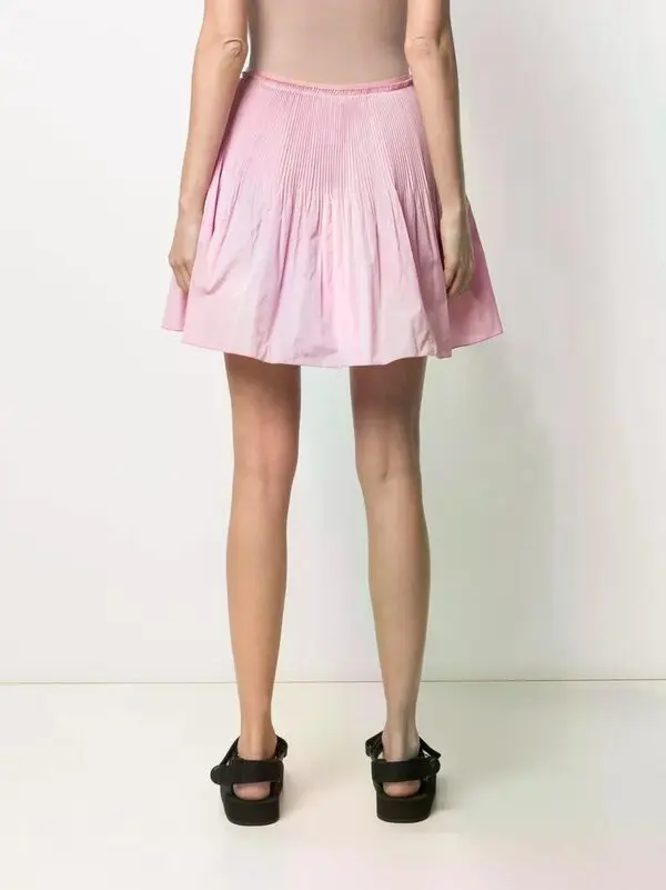 Red Valentino Pleated A-line Skirt