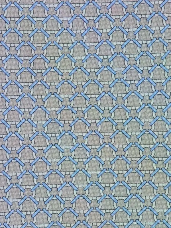 FERRAGAMO Link-print Silk Tie