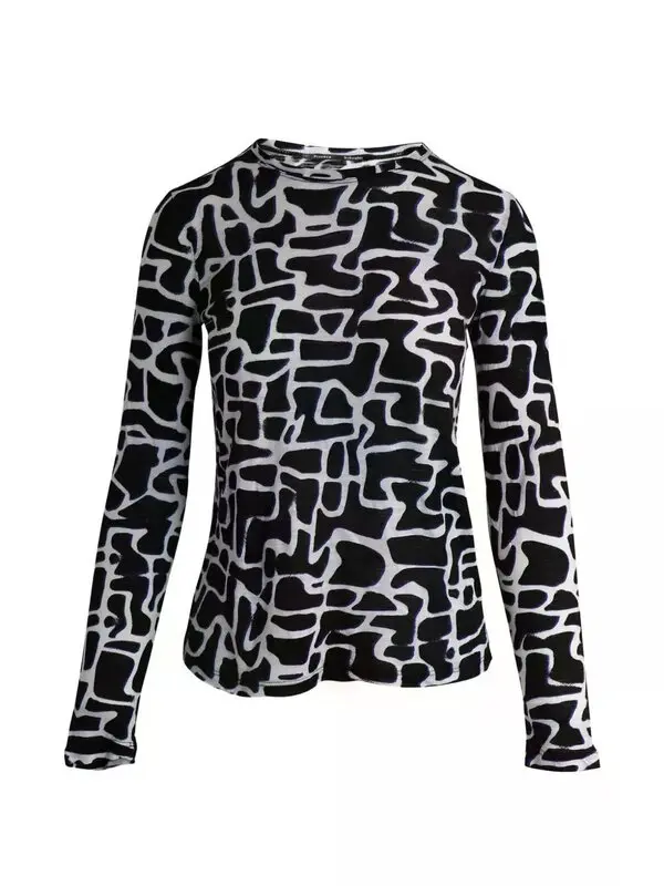 Proenza Schouler Printed Crew-neck Top