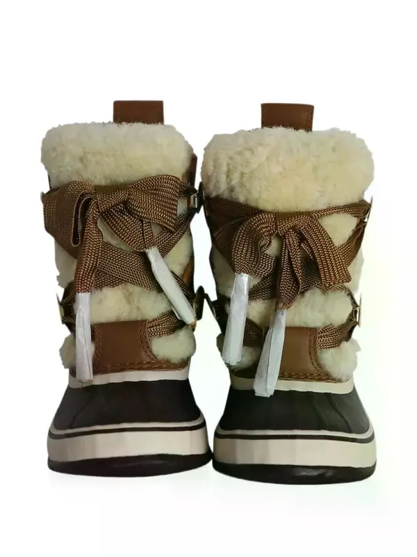 Chloé Shearling-trim Hiking Boots