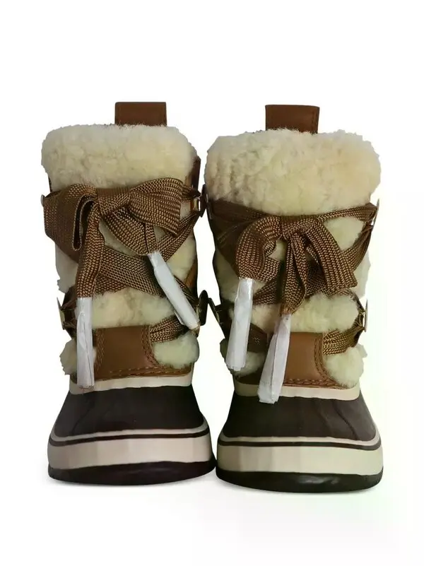 Chloé Shearling-trim Hiking Boots - Brown