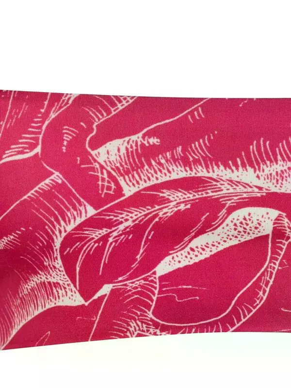 Red Valentino Leaf-print Bikini