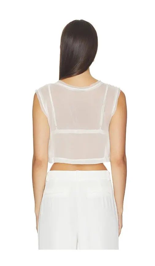 NONCHALANT LABEL Kara Crop Top In . Also