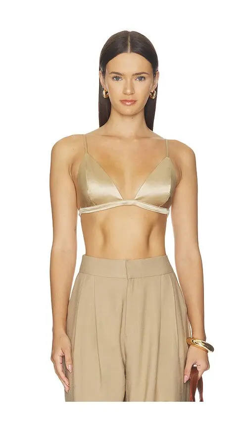 NONCHALANT LABEL Beatrice Bralette In . Also - Tan
