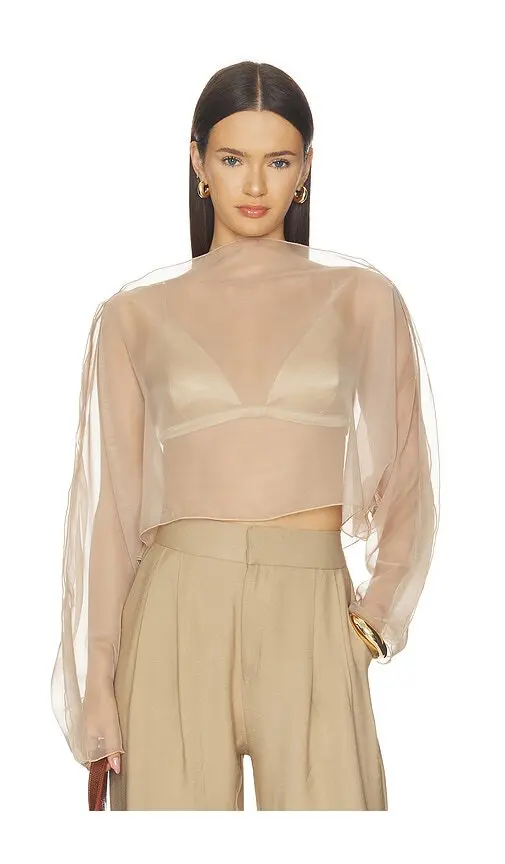 NONCHALANT LABEL Ezra Top In . Also - Tan
