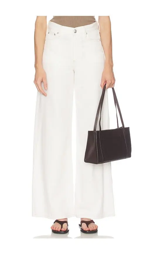 Rag & Bone Featherweight Sofie Full Wide Jeans In . Also - White