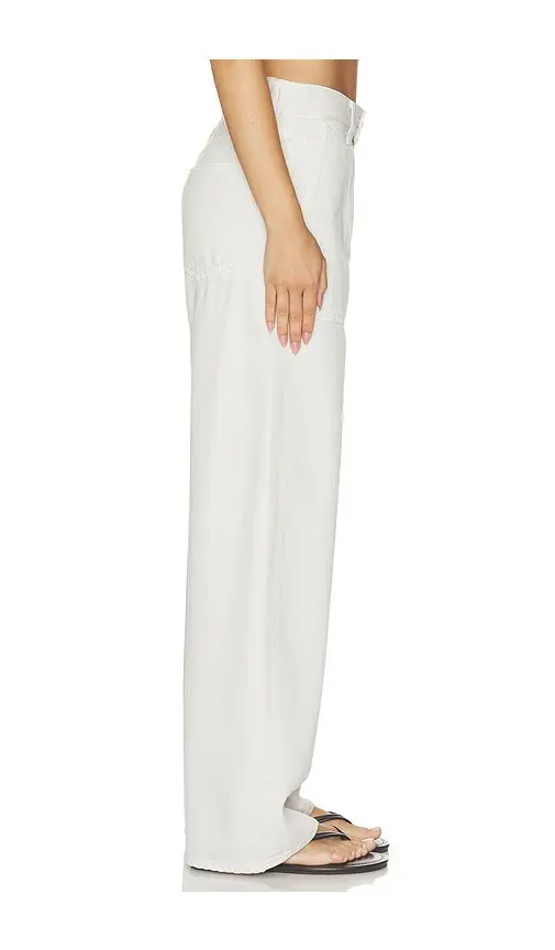 AGOLDE Low Curve Utility Jean In . Also - White