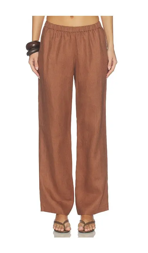 Faithfull The Brand Capriolla Pant In . Also - Chocolate