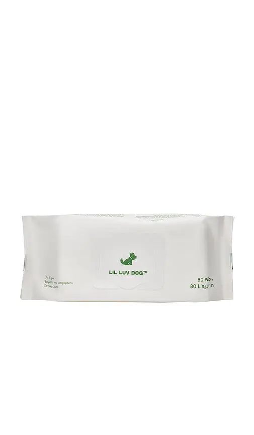 LIL LUV DOG Pet Wipes 80 Count - Na
