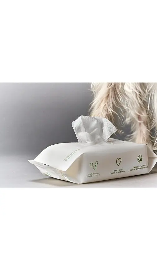 LIL LUV DOG Pet Wipes 80 Count