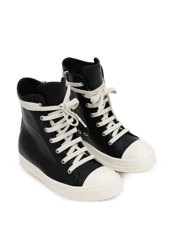 Rick Owens Leather Sneakers