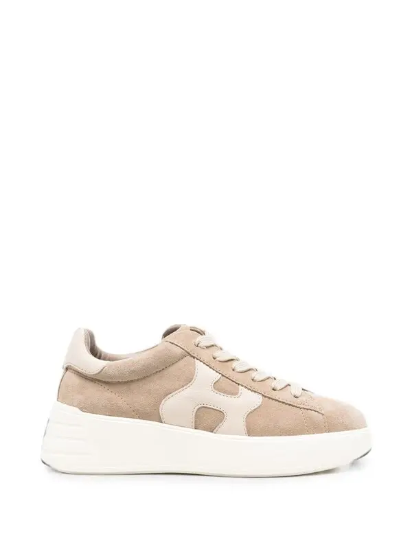 Hogan Rebel H562 Leather Sneakers - Brown