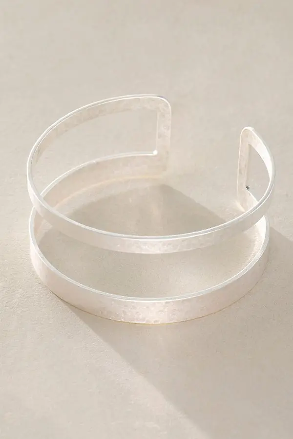 Free People Rosa Arm Cuff At - Silver