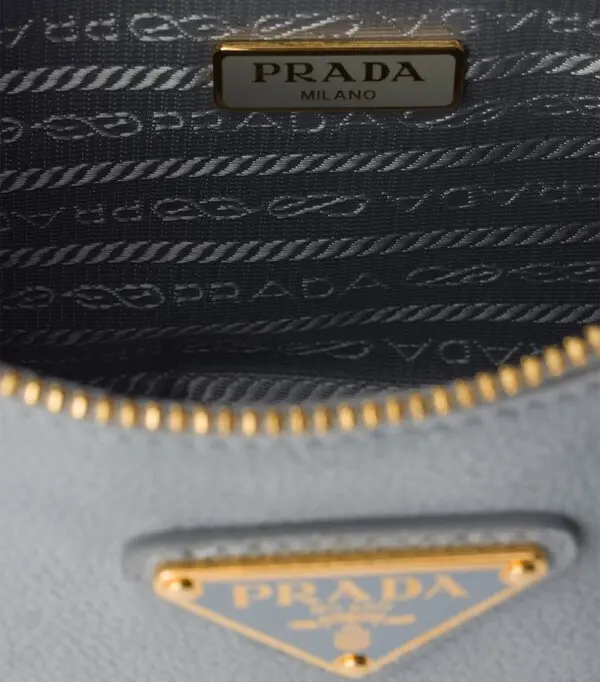 Prada Leather Re-edition 2005 Shoulder Bag - Turquoise