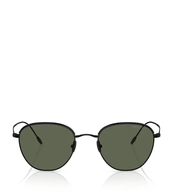 Giorgio Armani Rounded Square Sunglasses - Black