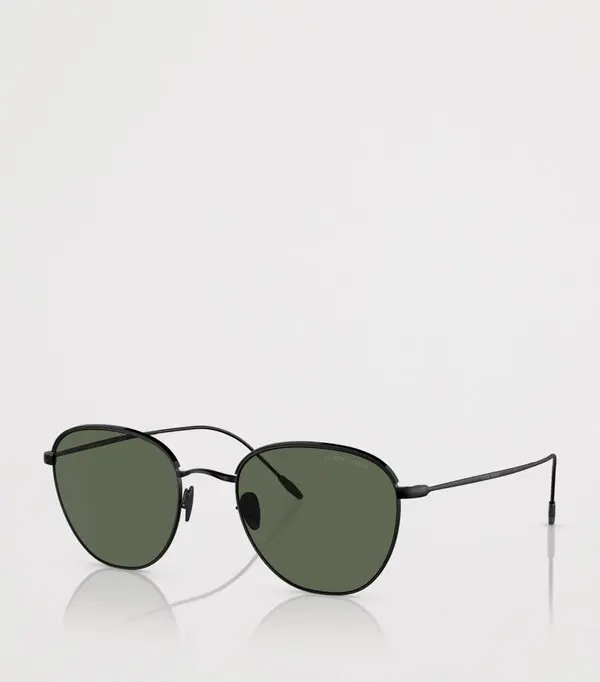Giorgio Armani Rounded Square Sunglasses