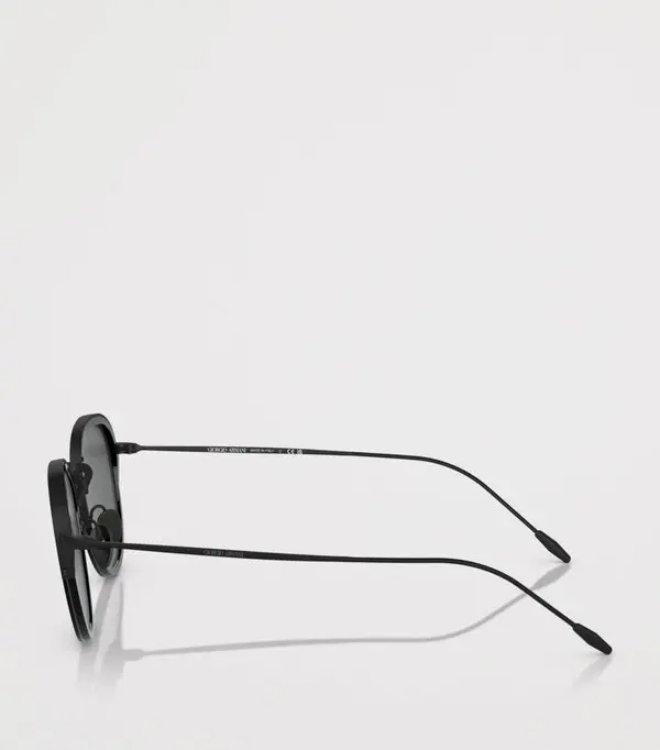 Giorgio Armani Metal Round Sunglasses