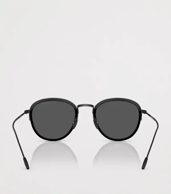Giorgio Armani Metal Round Sunglasses