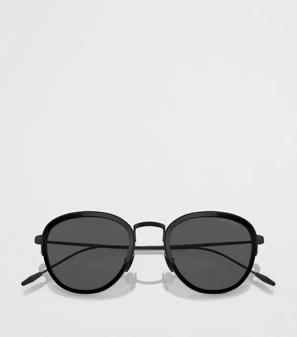 Giorgio Armani Metal Round Sunglasses