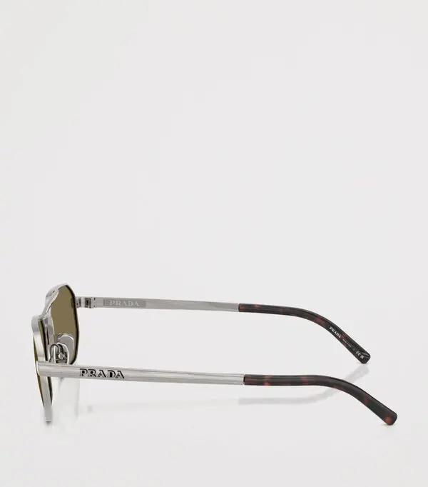 Prada Metal Irregular Sunglasses
