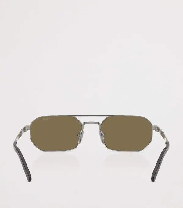 Prada Metal Irregular Sunglasses