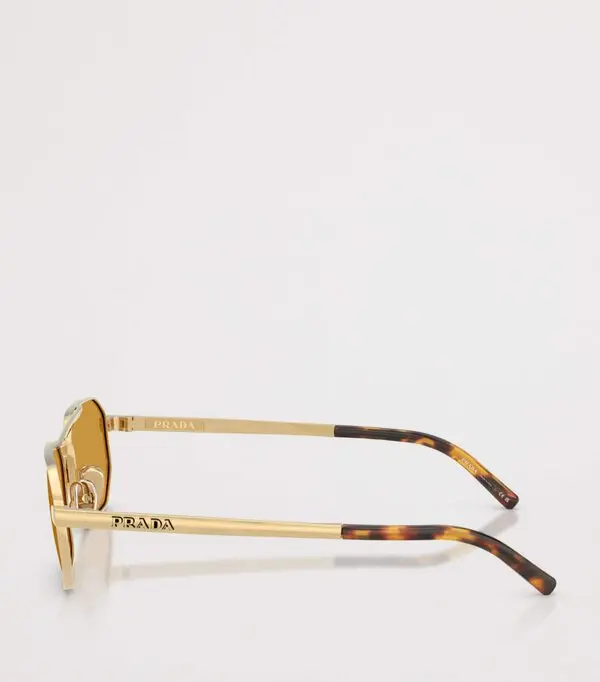 Prada Metal Irregular Sunglasses
