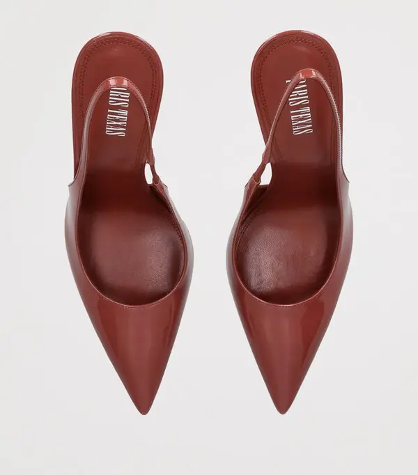 Paris Texas Patent Leather Lidia Slingback Pumps 105 - Pink