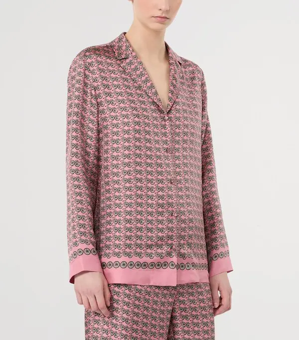 Max Mara Silk Printed Shirt